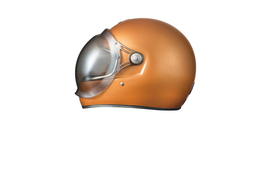 SGV Bubble Full Face – Solid Gold Helmet