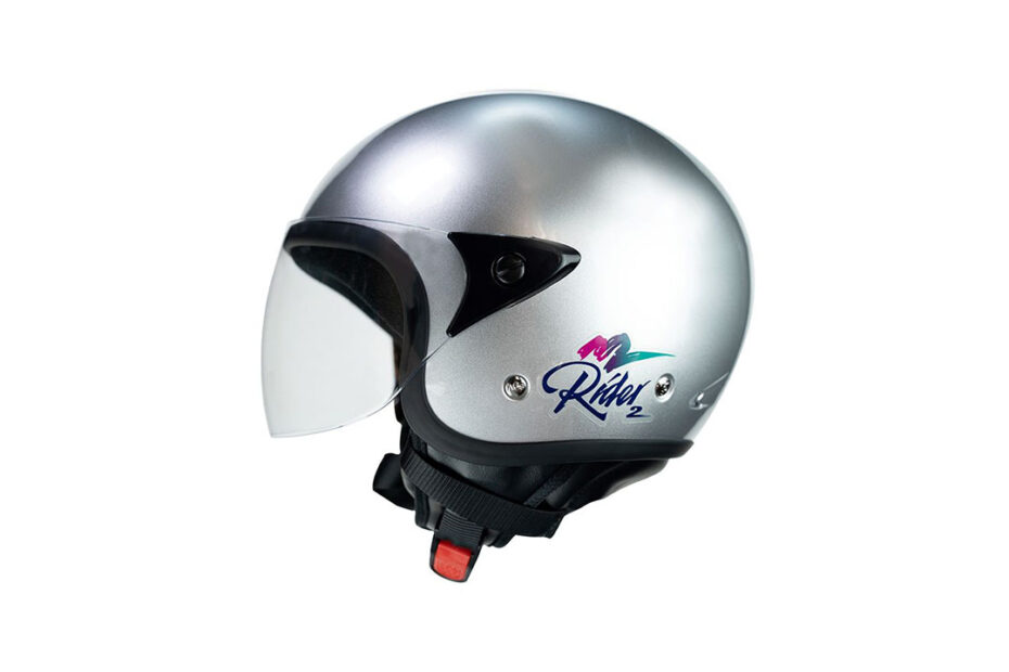 Demi Jet With Visor – Solid Gold Helmet